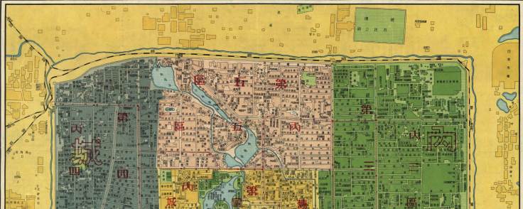 Map of Beijing in 1950 – Everyday Life in Mao's China