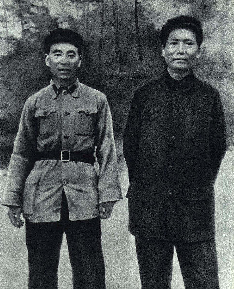 Lin Biao and Mao Zedong after the Zunyi conference in 1935 – Everyday ...